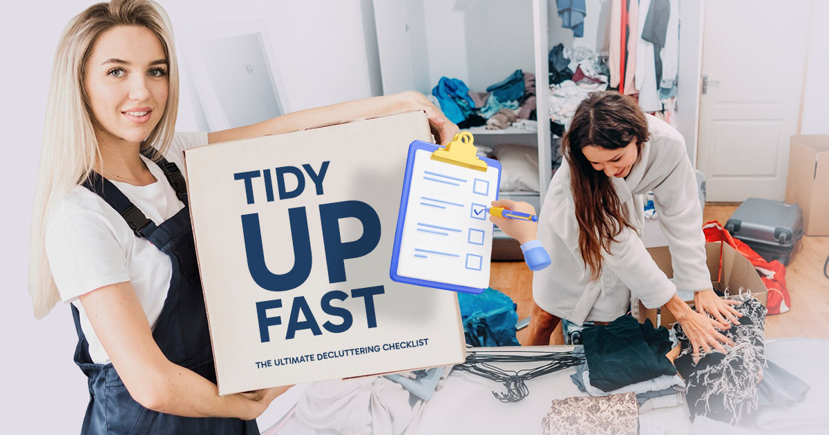 Decluttering Checklist: Make Cleaning & Tossing Easy